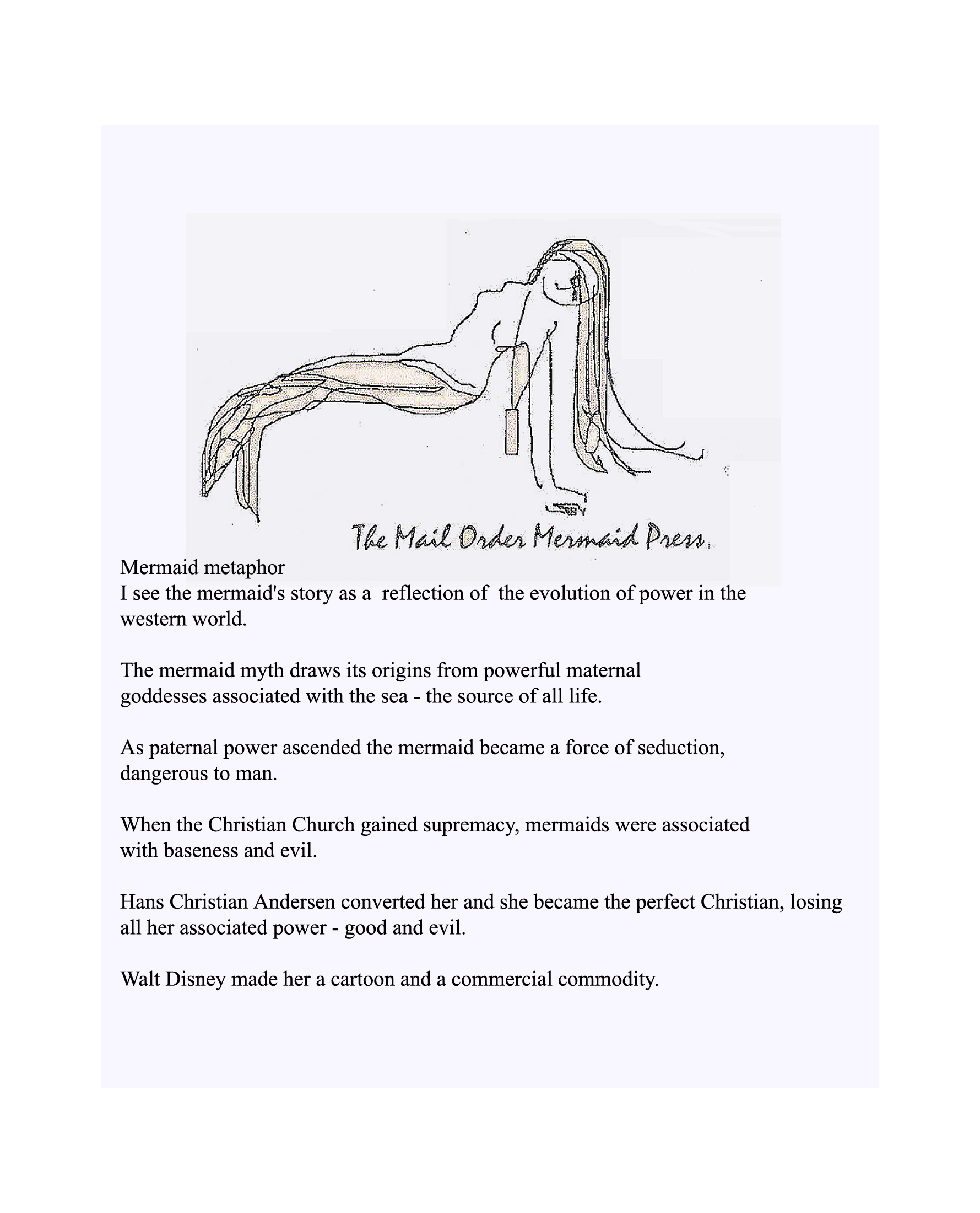 Meditation on Mermaids – finding my voice